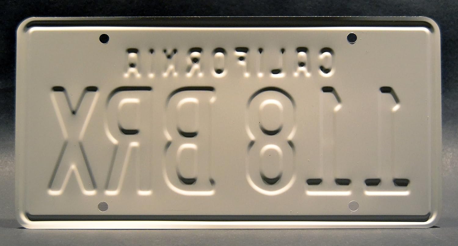 Celebrity Machines Hooper | 118 BRX | Metal Stamped License Plate ...