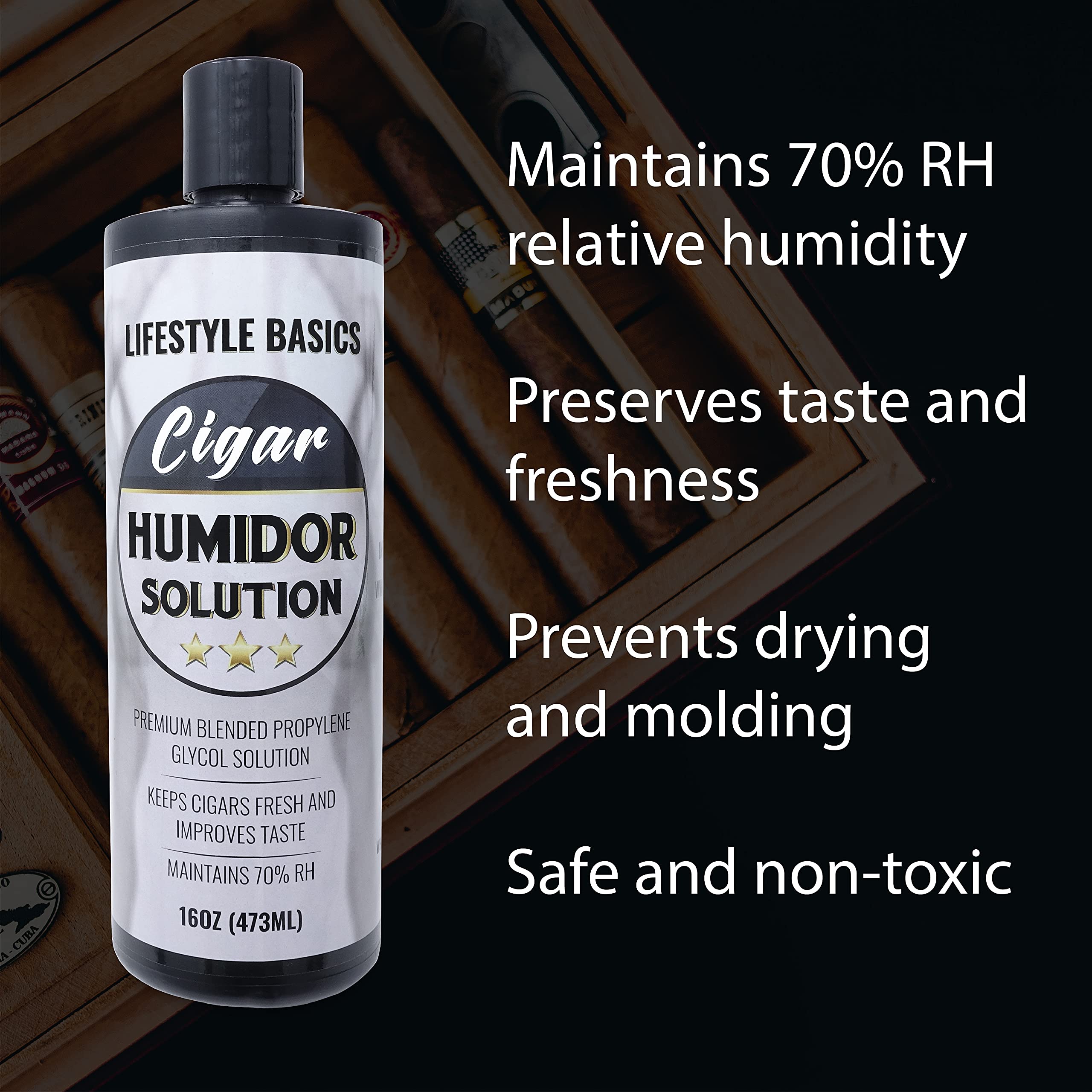 Mua Cigar Humidor Solution 16 oz (473 ml) - Humidifier Liquid - Premium ...
