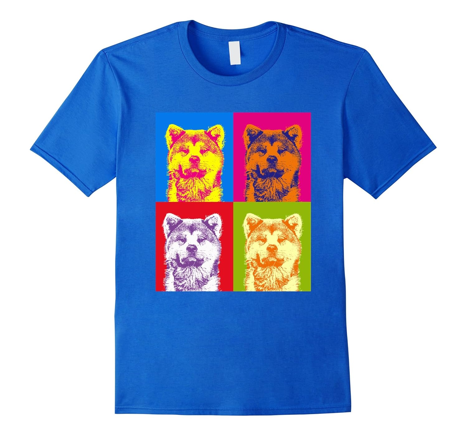 Akita Inu Pop-Art Shirt-TH – TEEHELEN