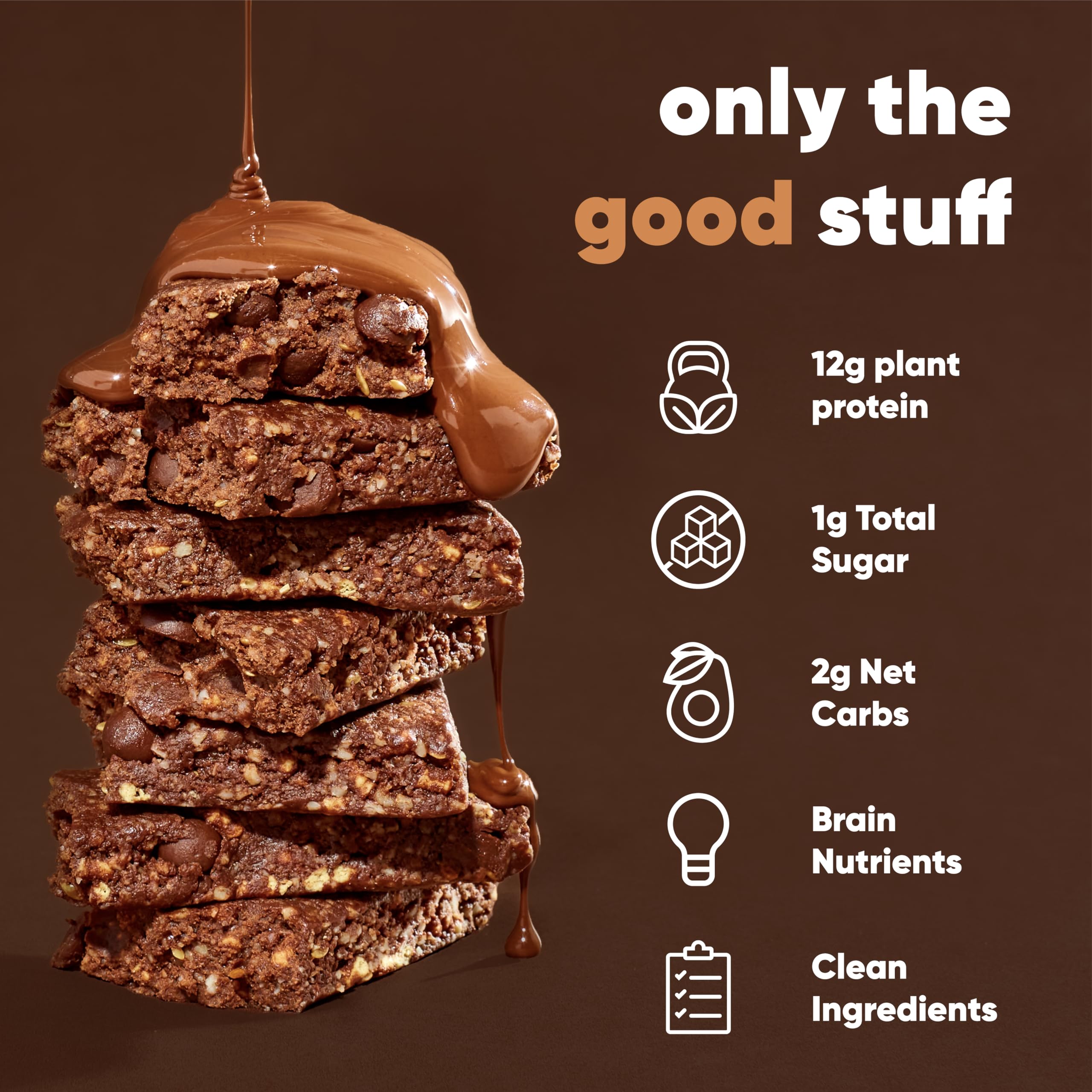 Mua IQBAR Brain and Body Plant Protein Bars - Chocolate Sea Salt - 12 ...