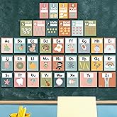 Amazon.com: Boho Alphabet For Classroom Wall Line - Alphabet Letters ...