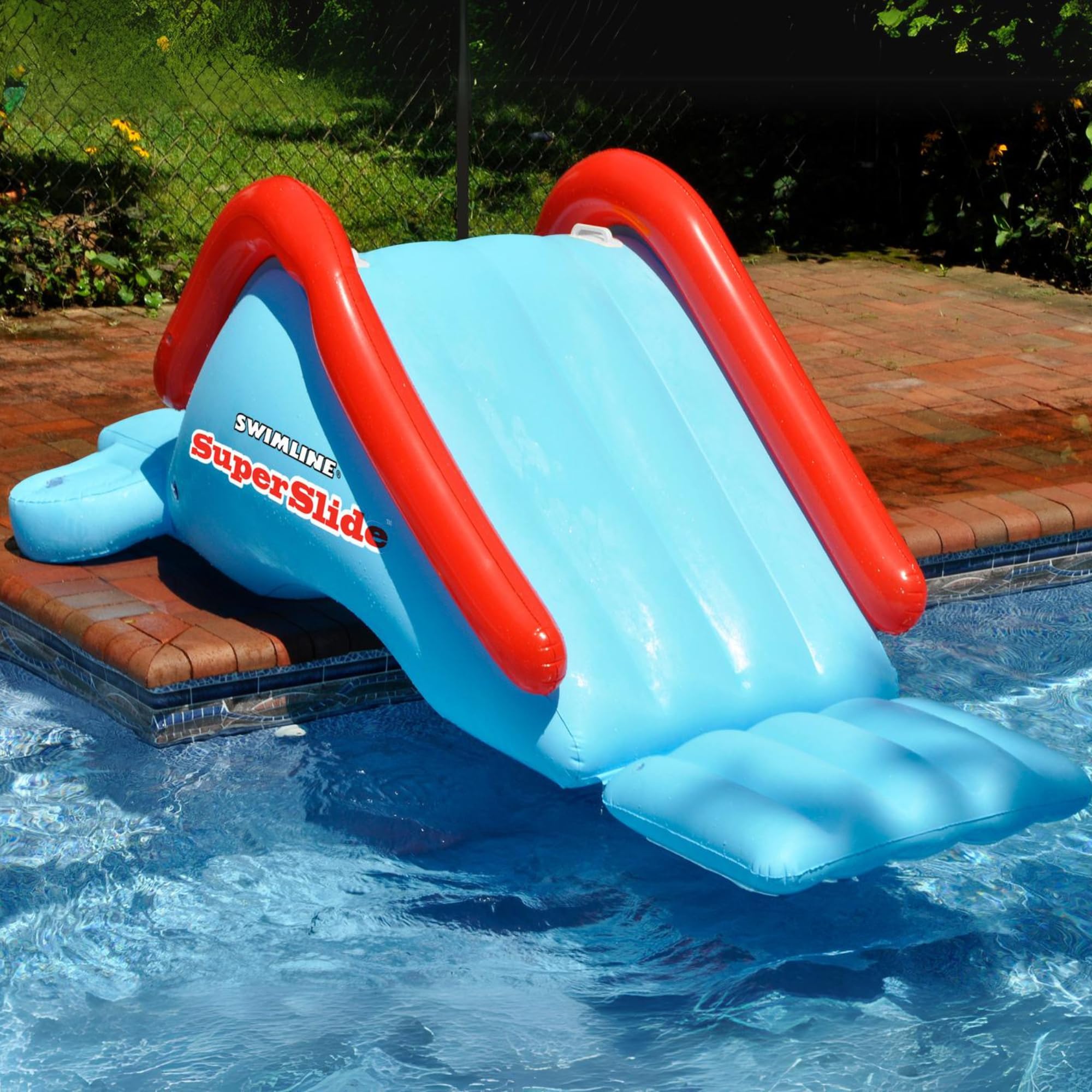 Mua Swimline Super Slide Inflatable Pool Toy, Blue/Red trên Amazon Mỹ ...