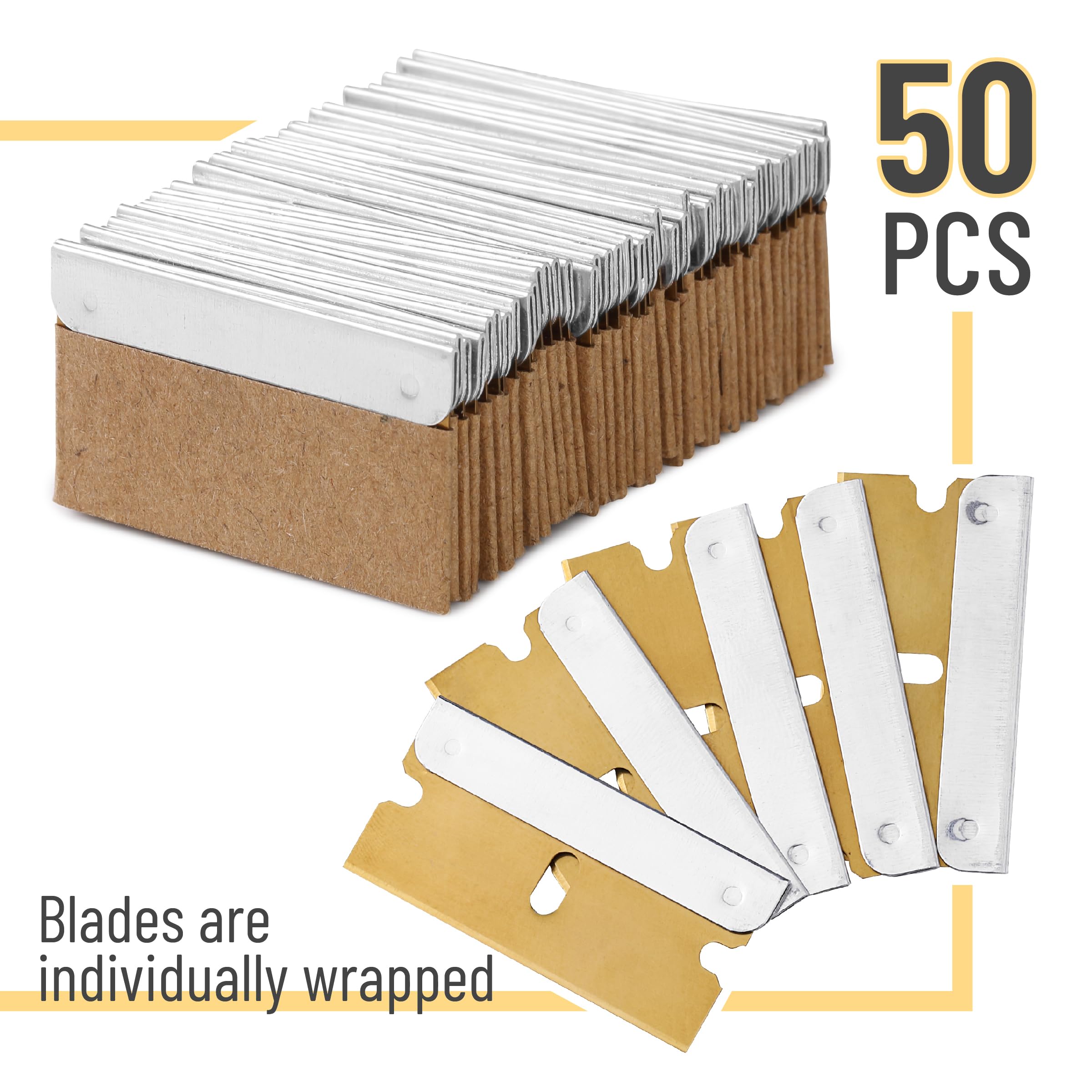 Mua Bates - Single Edge Razor Blades, 50 Pack, Gold, Razor Blades ...