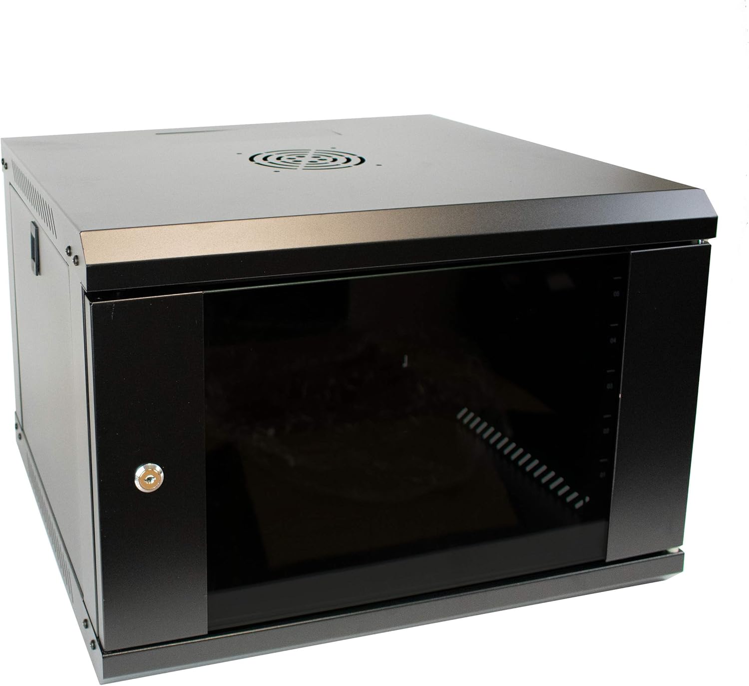 I-CHOOSE LIMITED Black 6U 19-inch Wallmounting Rack Enclosure Data ...