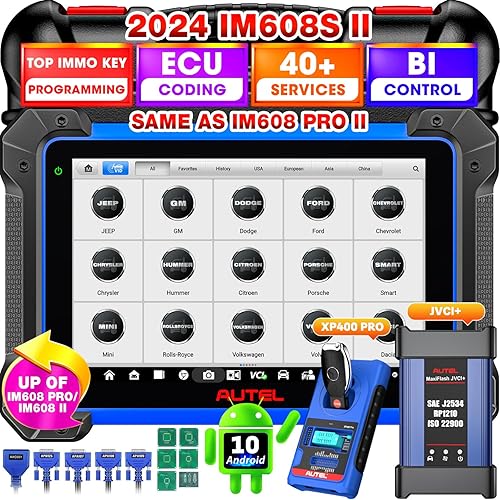 Autel MaxiIM IM608S II: 2024 Same as IM608 PRO II, Top IMMO & Key Fob ...