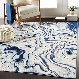 Amazon.com: Glendon Abstract Coastal Living Room Bedroom Dining Room ...
