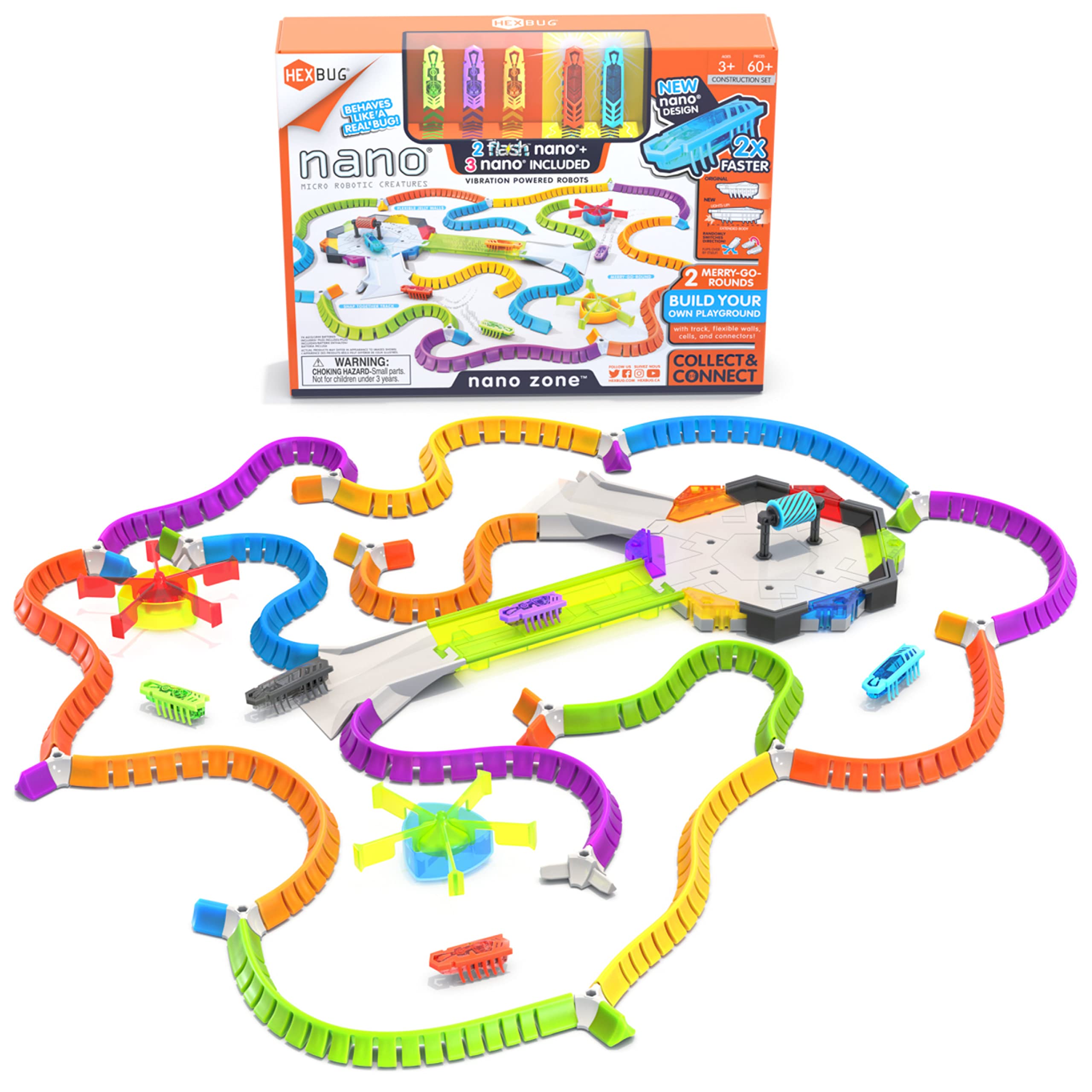 Mua HEXBUG Nano Zone, Sensory Toys for Kids & Cats with Over 60 Pieces ...
