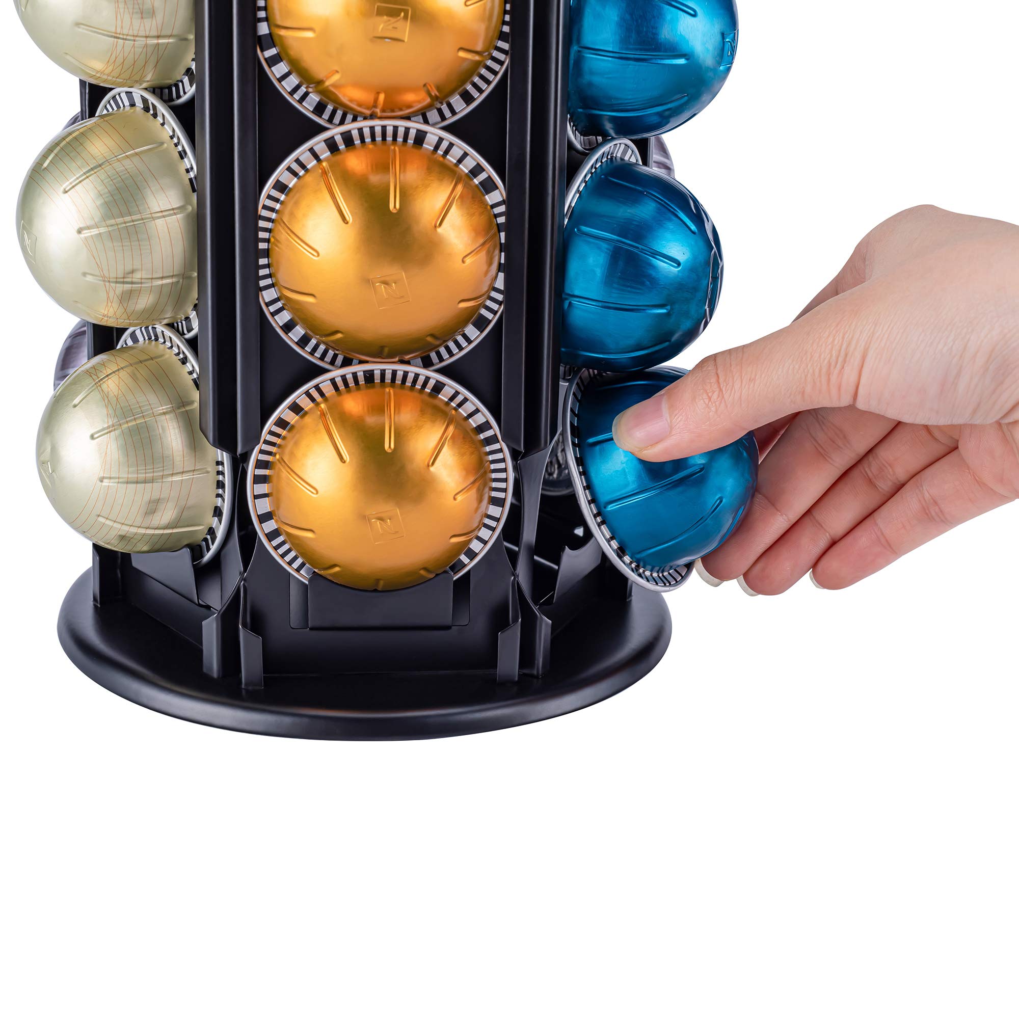 Mua FlagShip Vertuo Pod Holder Carousel Stand for Nespresso Capsule ...