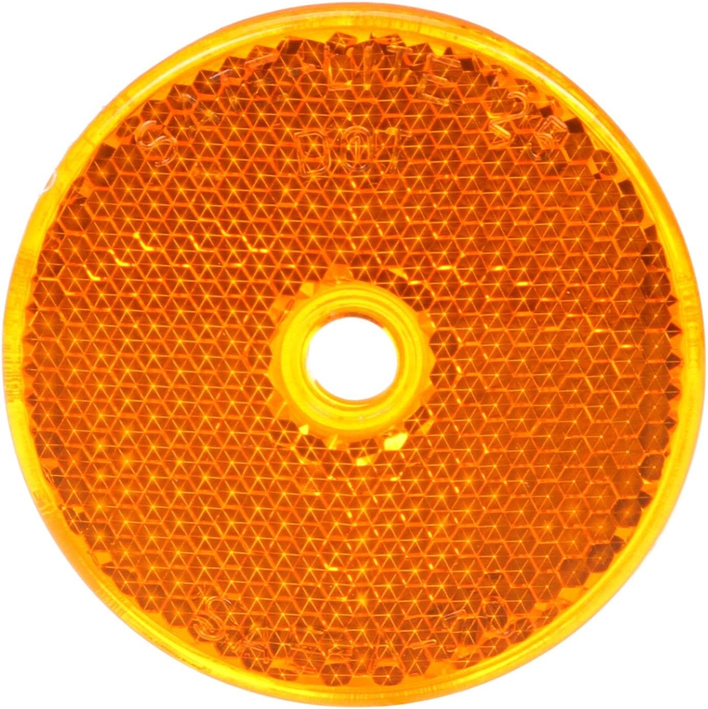 Amazon.com: Truck-Lite 52A 2" Round Yellow Reflector: Automotive
