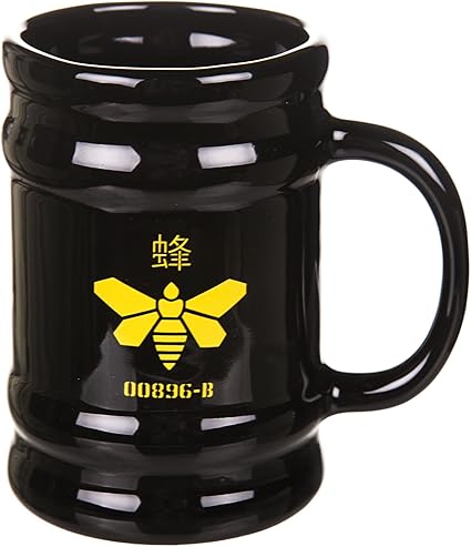 Breaking Bad Bee Logo Barrel Mug: Amazon.co.uk: Kitchen & Home