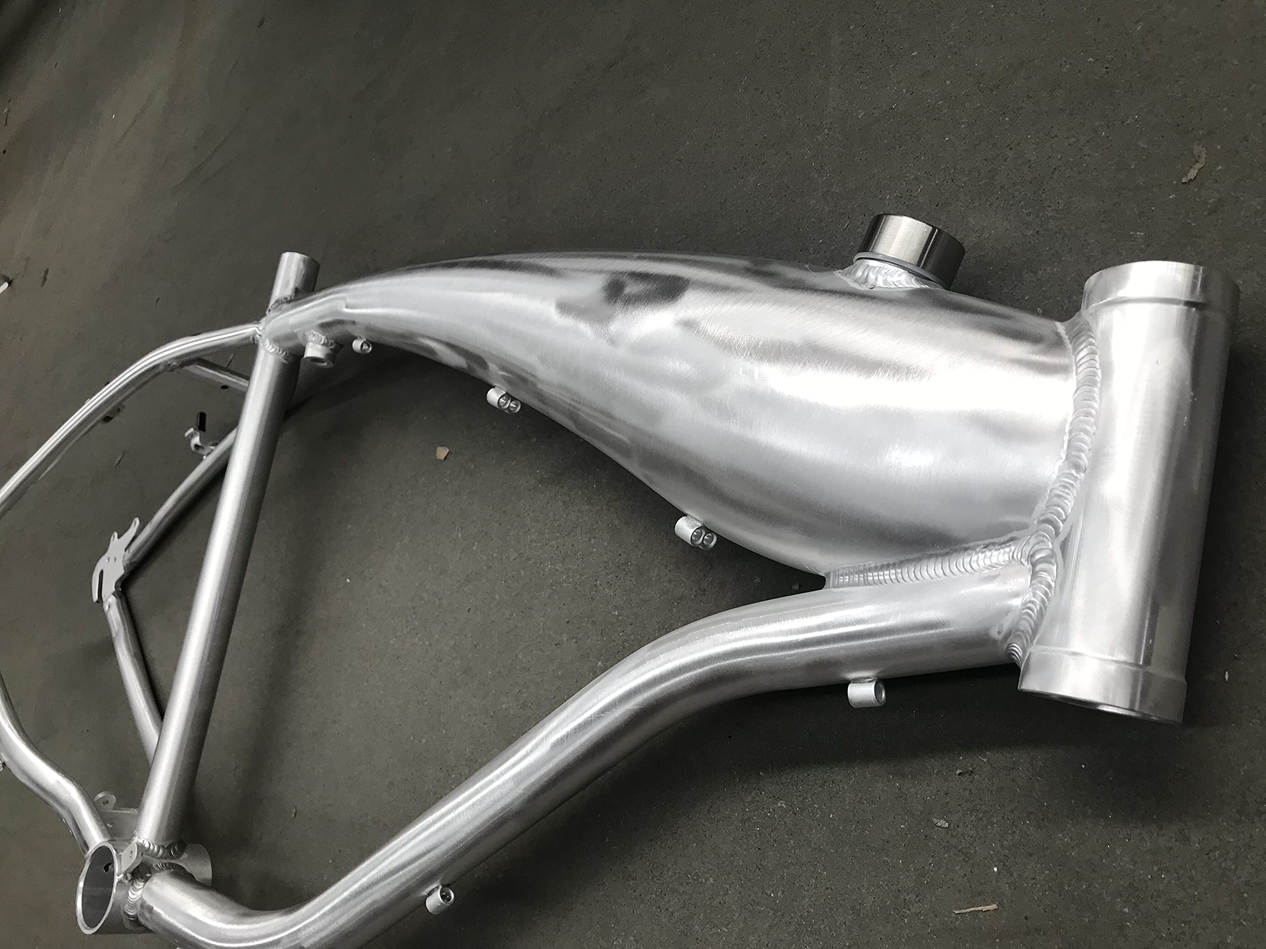 Mua CDHPOWER Bicycle Gas Frame w/ 2.4L Gas Tank- Brushed Aluminum,Gas ...