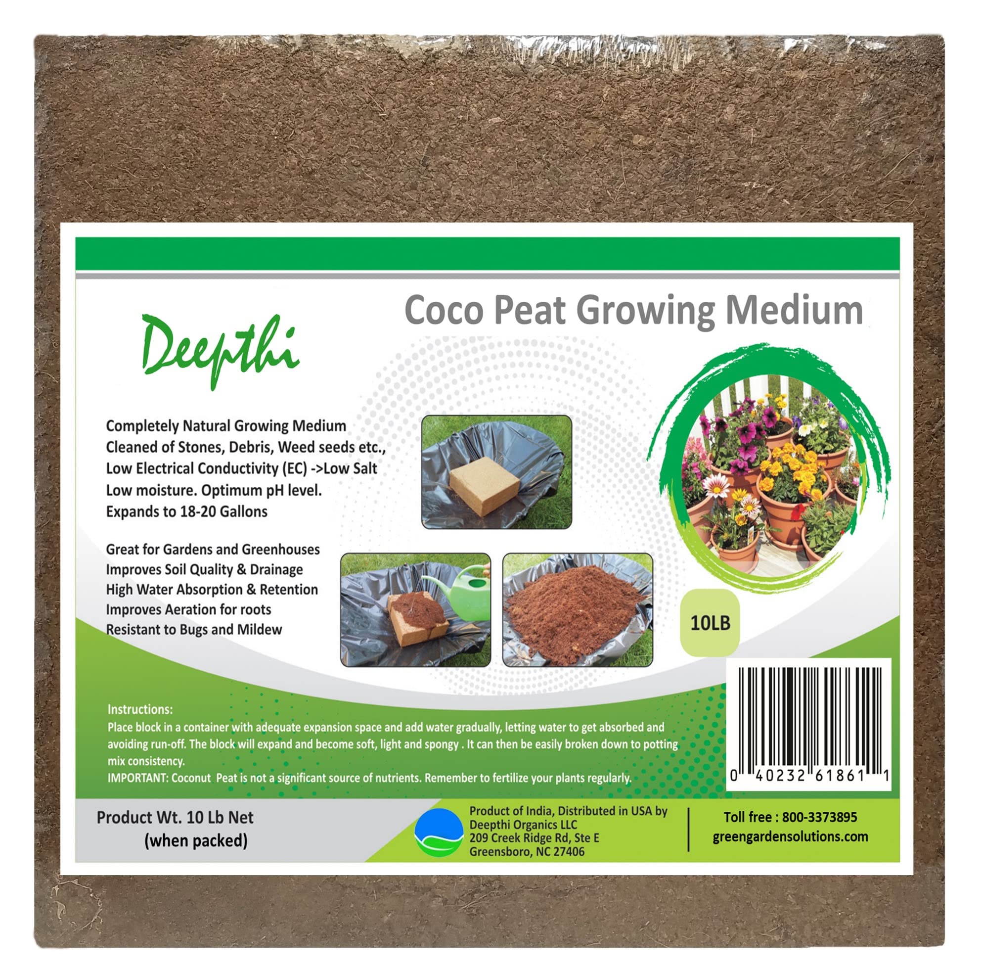 Mua Deepthi Coco Peat Growing Medium – OMRI Listed for Organic Use – 10 ...