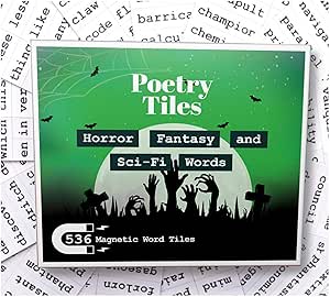Amazon.com: Poetry Tiles - 536 Horror, Fantasy, SciFi Themed Fridge ...