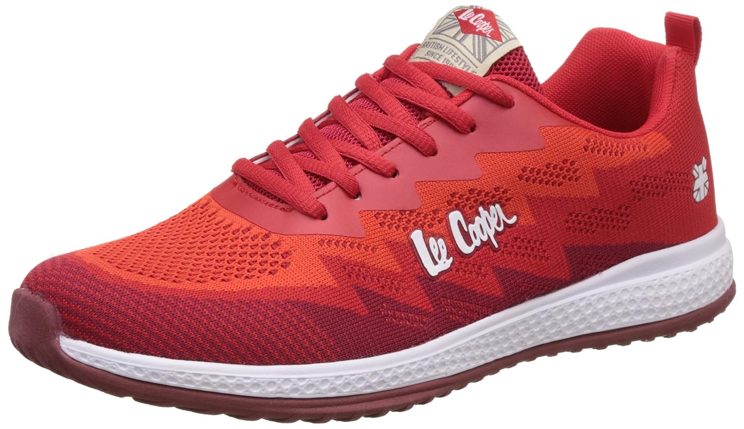 Buy Lee Cooper Men's Red Sneakers - 7 UK/India (41 EU) (LC3618) at ...