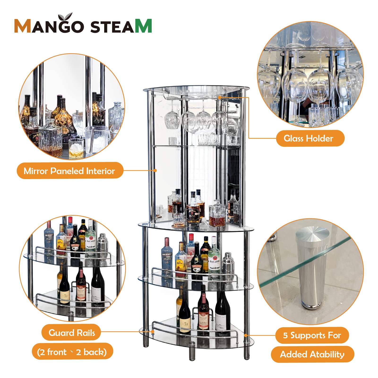Mua Mango Steam Contemporary Modern Home Entertainment Liquor Bar ...
