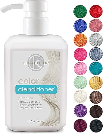 Acondicionador Keracolor Clenditioner para depositar el color del ...