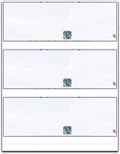 Amazon.com : EZ Checks 3 Checks Per Page Hologram High Security Laser Check Stock | 150 Sheets ...