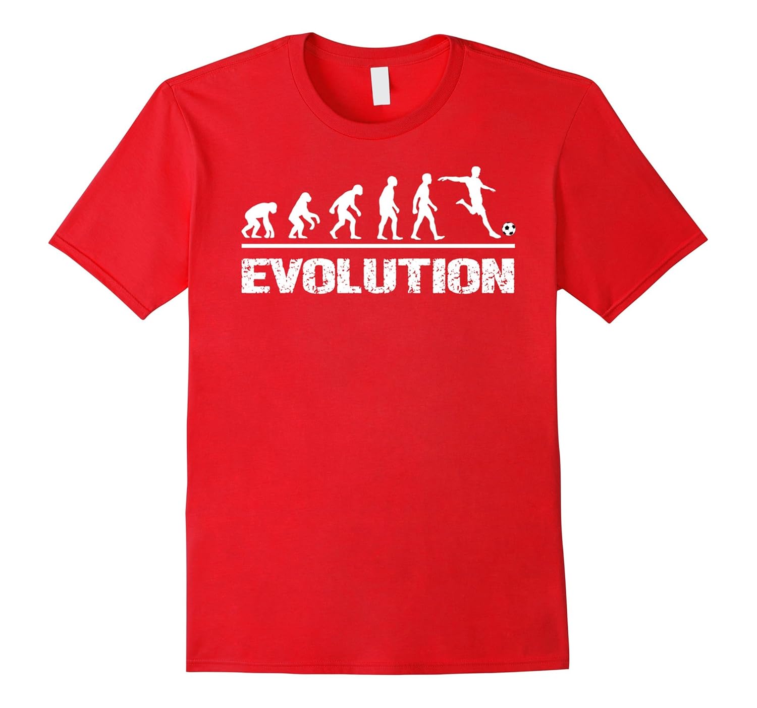 Evolution Soccer T Shirt Cool funny science evolve gift tee-Art ...