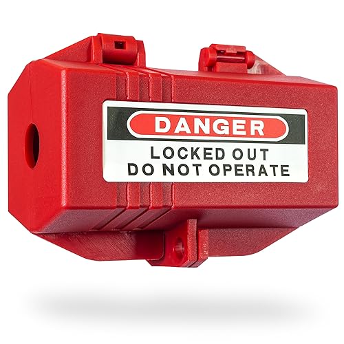 TRADESAFE Plug Lock for Lockout Tagout - 110-125 Volt Power Cord ...