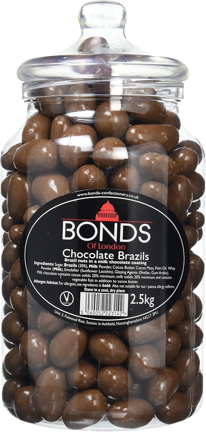 Bonds Candies Jar 2.5 Kg Milk Chocolate Brazils: Amazon.co.uk: Grocery