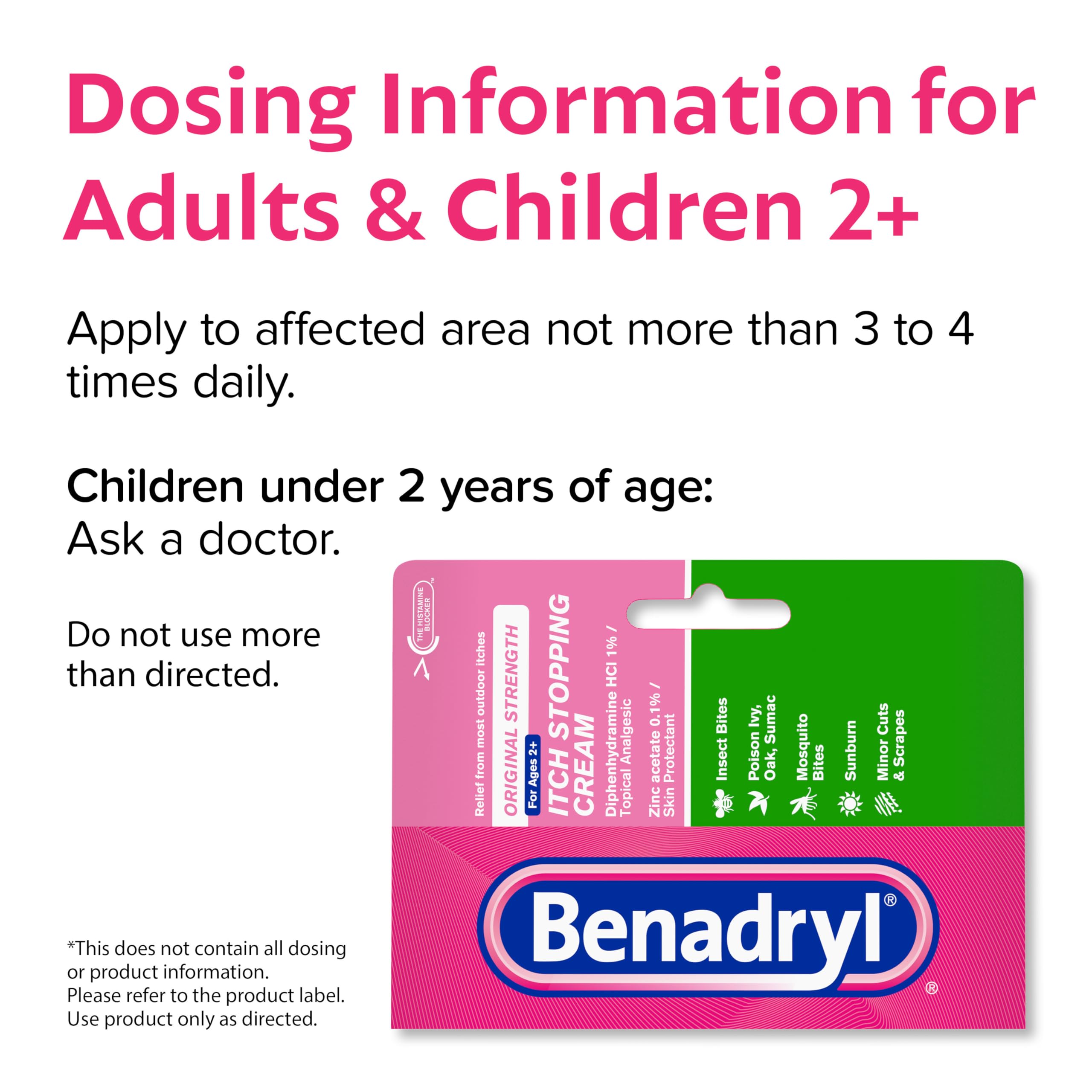 Mua Benadryl Original Strength Itch Stopping Anti-Itch Cream ...