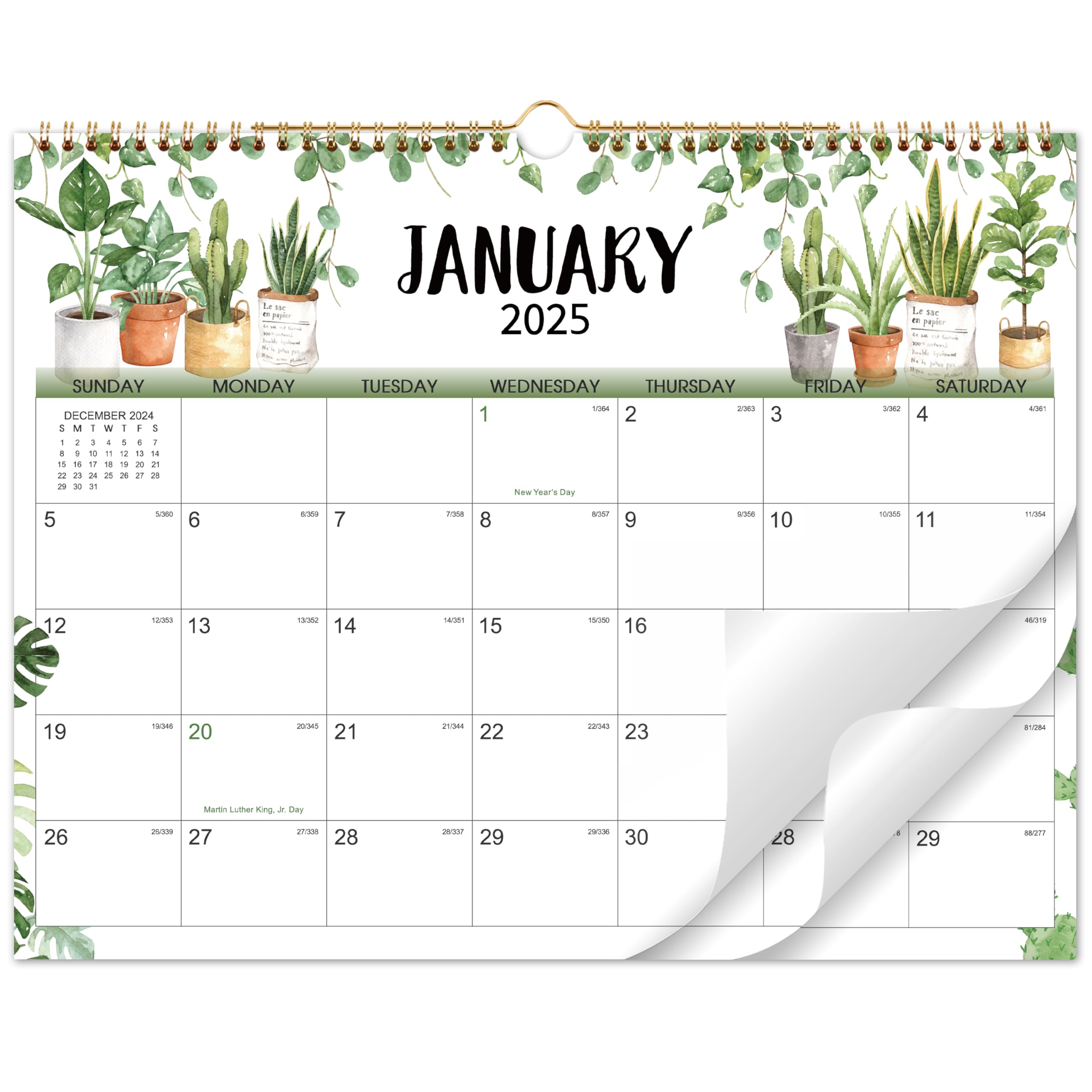 Mua 2025 Calendar - 2025 Wall Calendar, Jan. 2025 - Dec. 2025, 12-Month ...