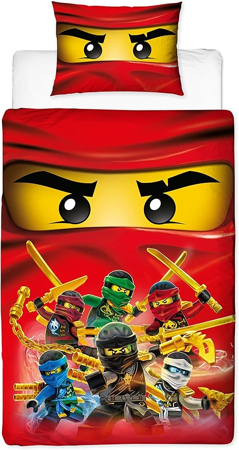 LEGO Ninjago Collective Design Single Duvet Cover | Reversible Two ...