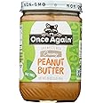Amazon.com : Once Again Organic Creamy Peanut Butter, 16oz - Salt Free ...