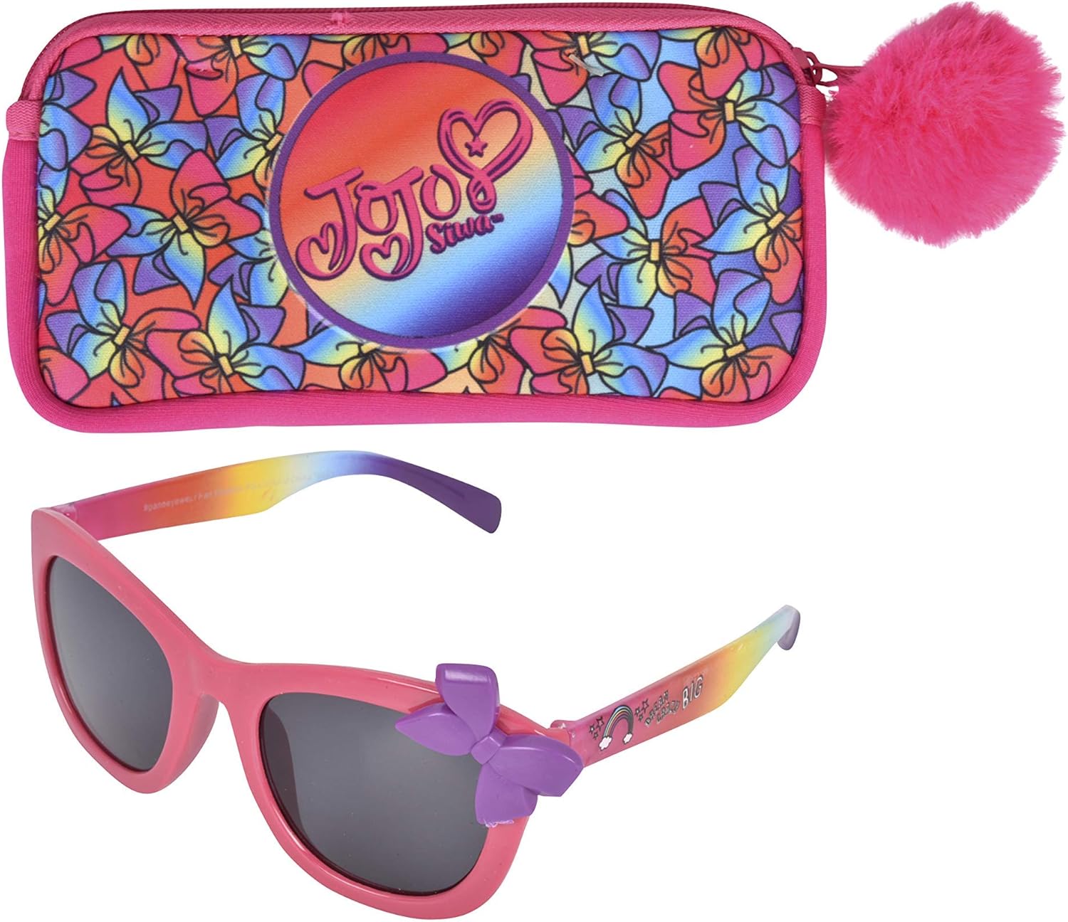Amazon.com: JoJo Siwa Kids Sunglasses with Matching Glasses Case and UV ...