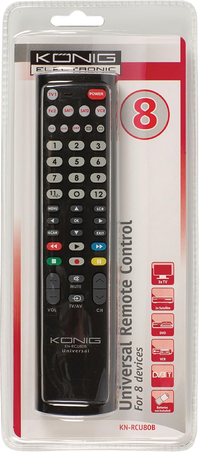Konig Universal Remote Control for 8 Device – BigaMart