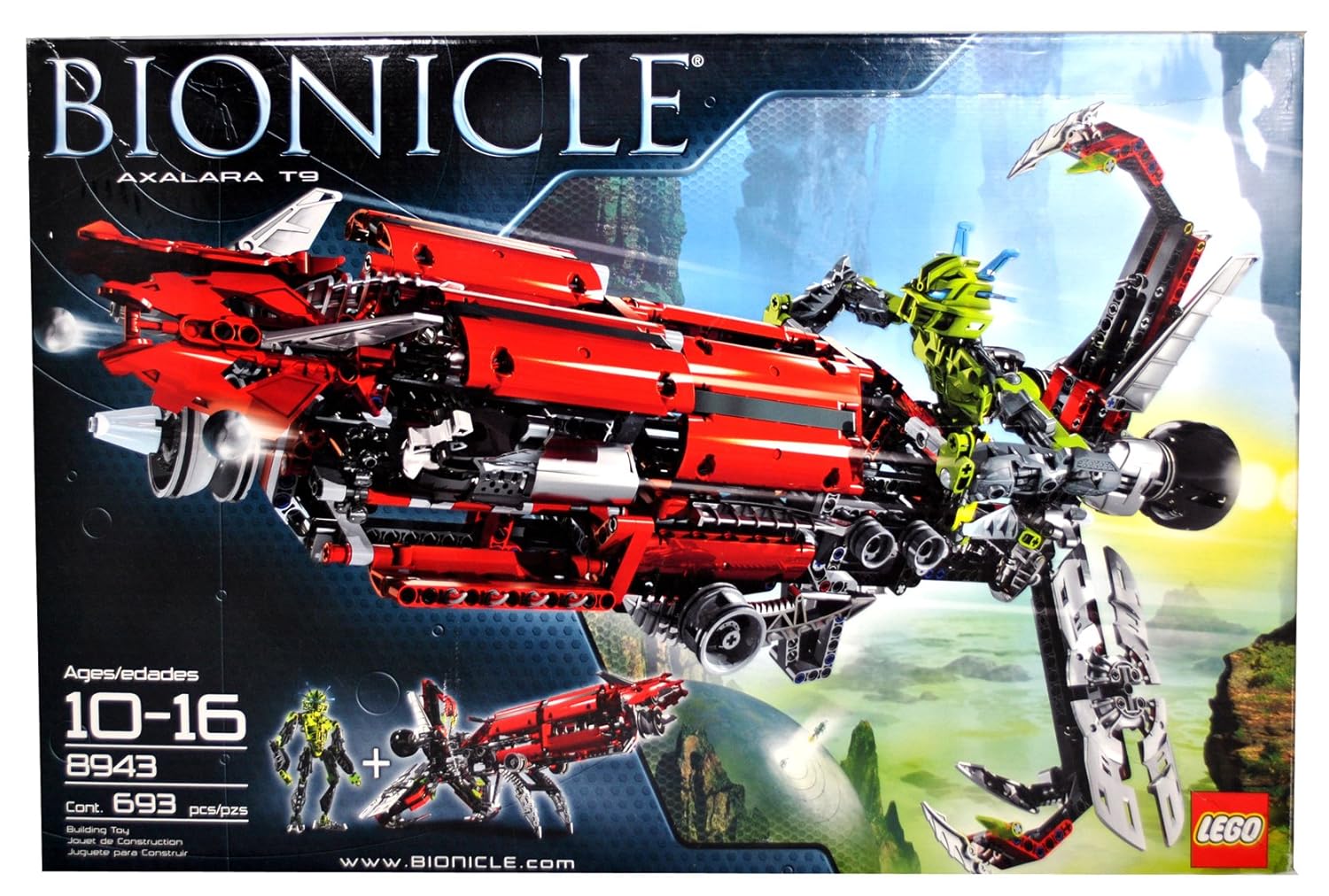 LEGO Bionicle Axalara T9 Set #8943 5702014516786 | eBay
