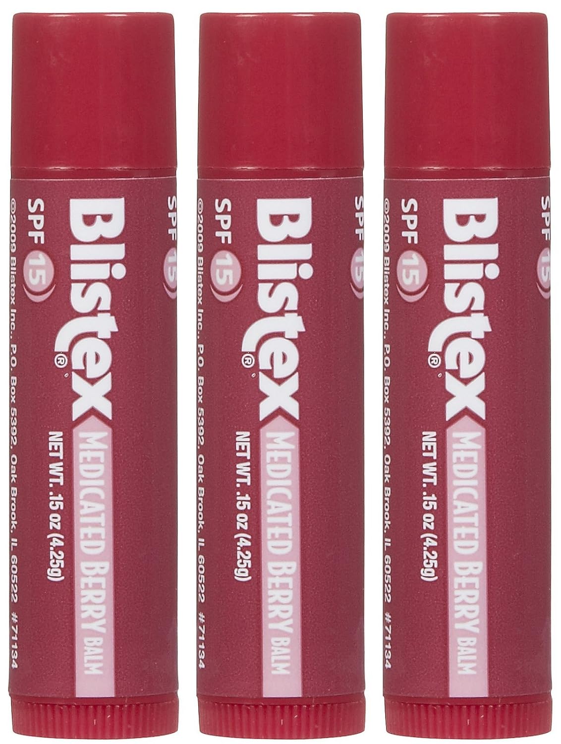 Amazon.com : Blistex Medicated Berry Lip Balm, 3 pack : Beauty