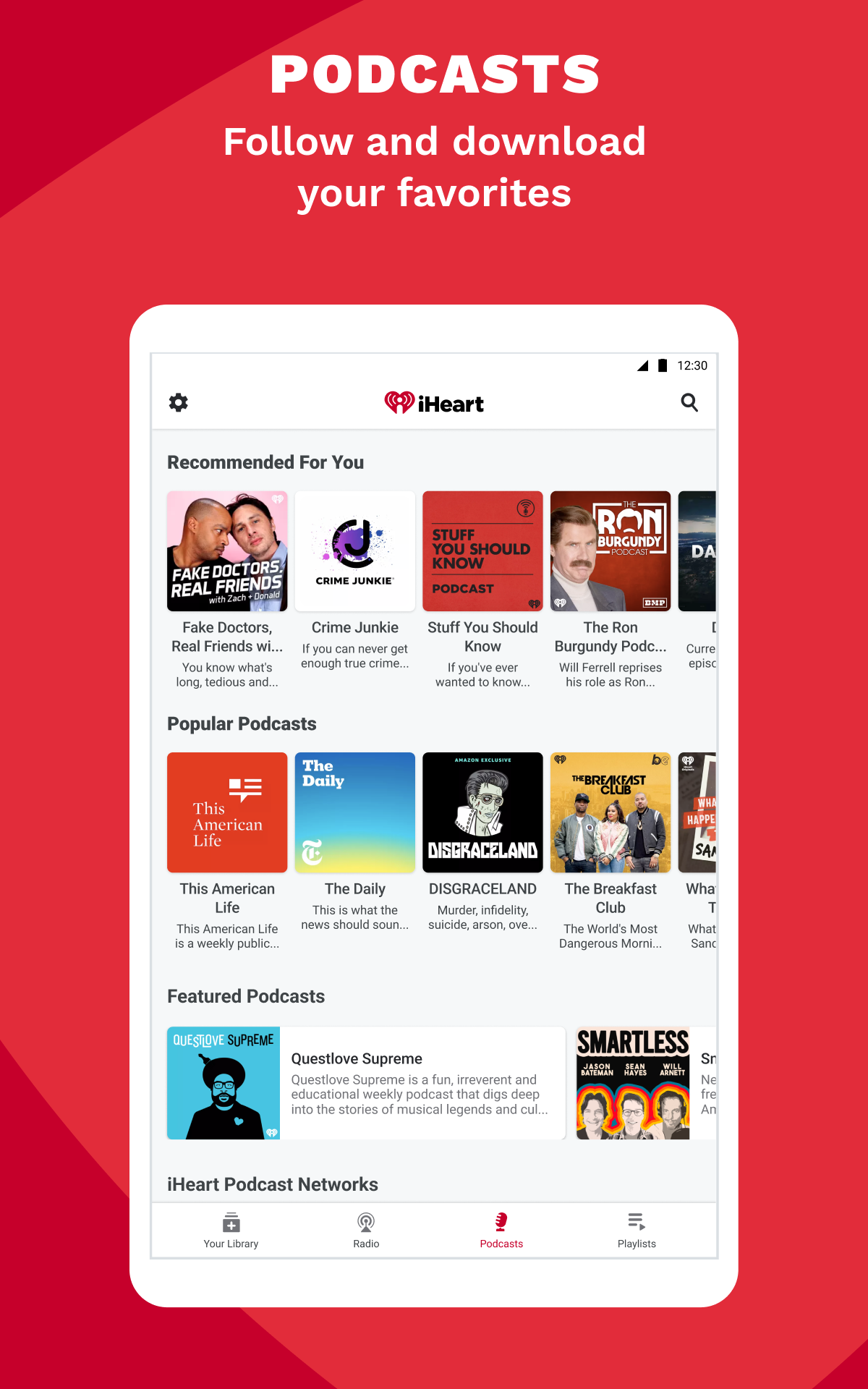 iHeart: Radio, Podcasts, Music:Amazon.com:Appstore for Android