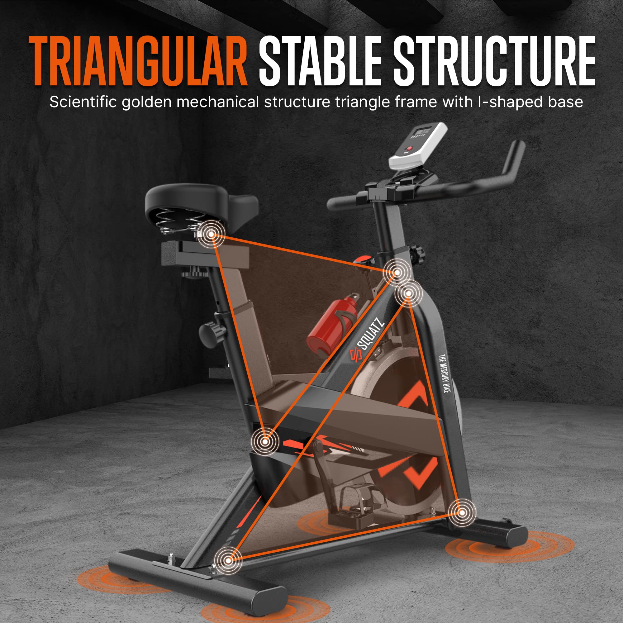 Mua SQUATZ Cardio Cycling Exercise Bike - Indoor Workout Stationary ...