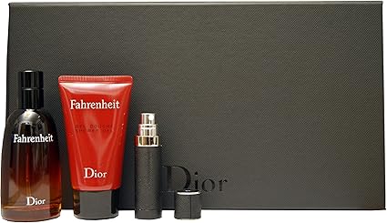 Dior Fahrenheit Gift Set EDT 50ml, Shower Gel 50ml, Refillable Pocket ...