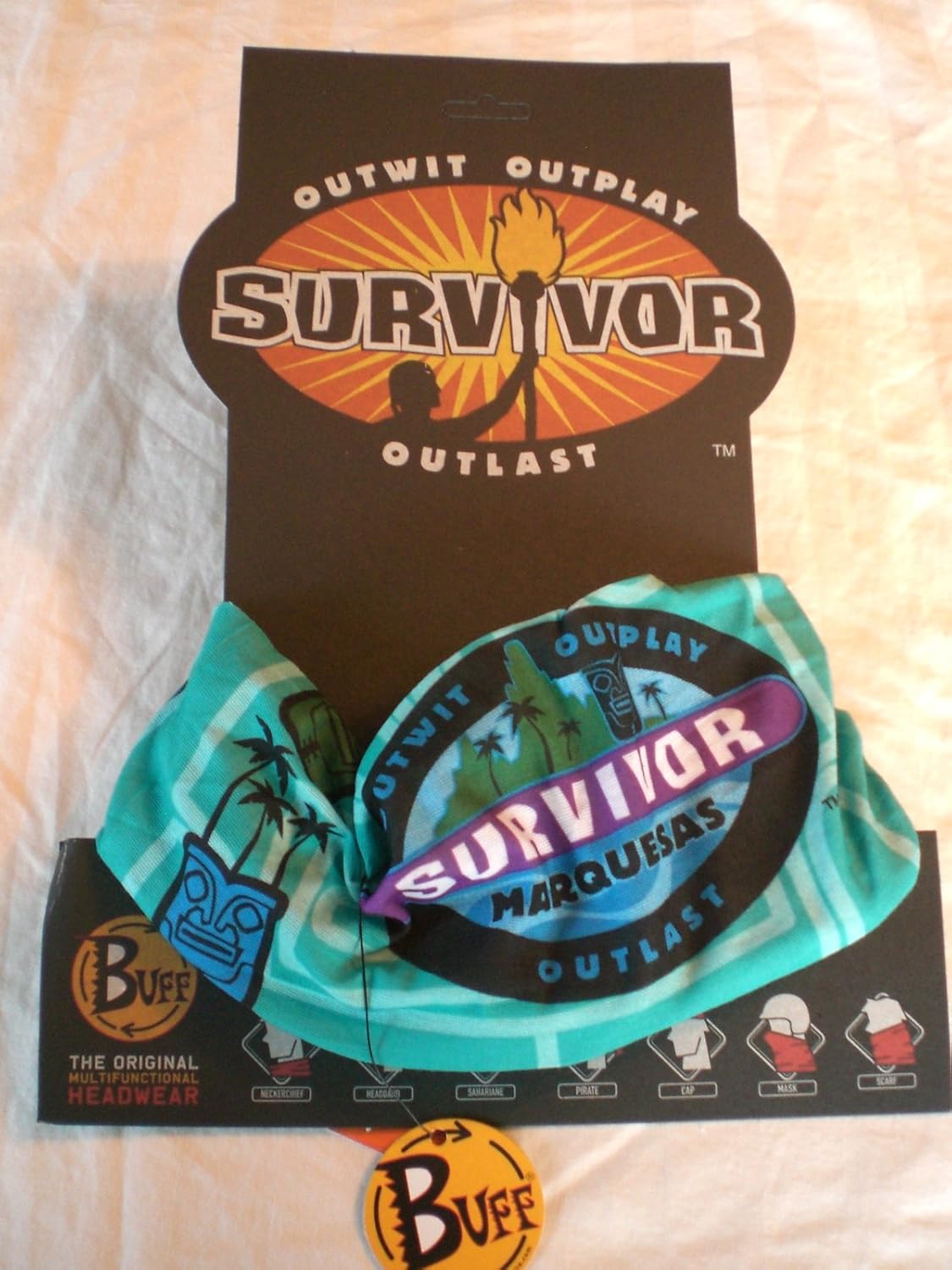Amazon.com: Survivor TV Show Buffs - Season 4: Marqesas Blue Rotu Tribe ...