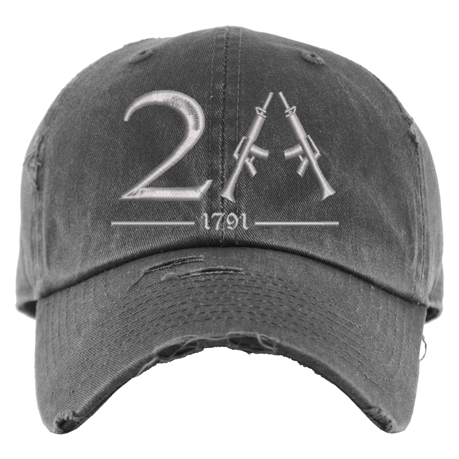 Amazon.com: 2A Hat | Distressed Baseball Cap OR Ponytail Hat | 2nd ...