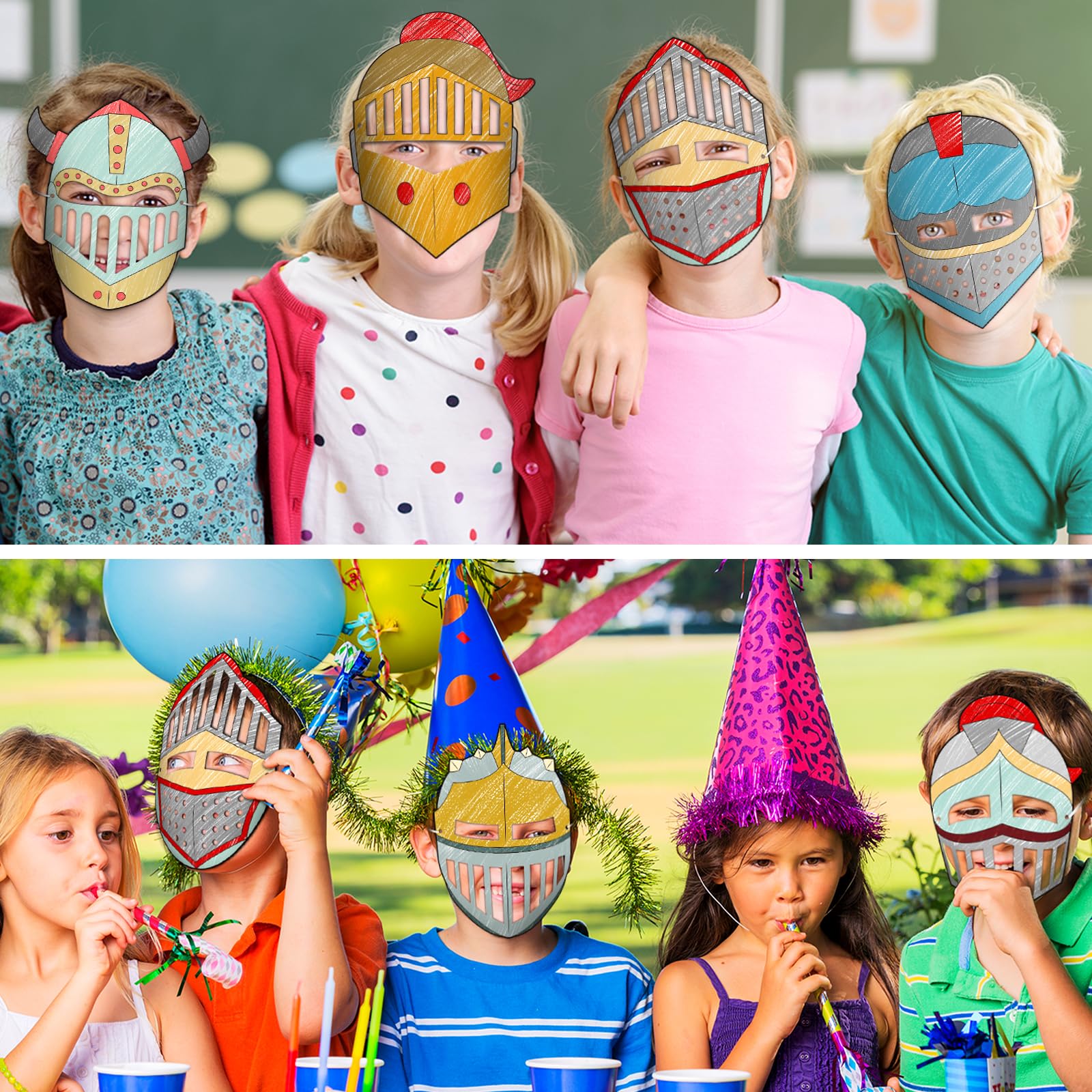 Mua Liliful 30 Set Helmet of Salvation Craft Bulk Color Your Own DIY ...