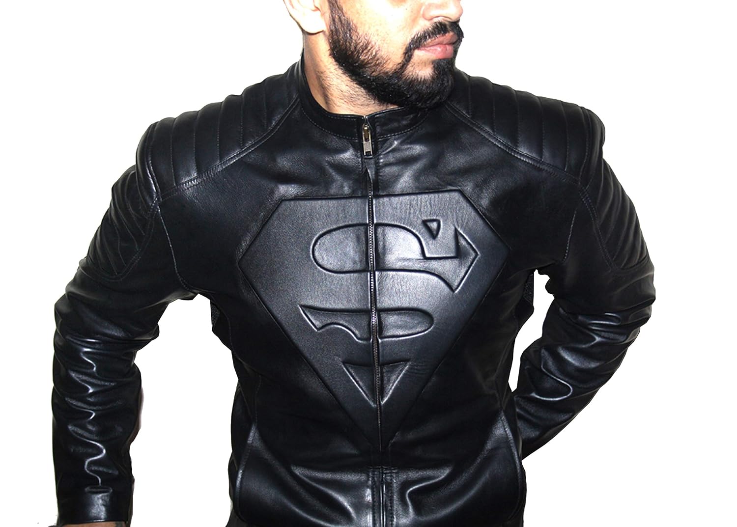 Buy HugMe.fashion Leather Superman Jacket JK123 at Amazon.in
