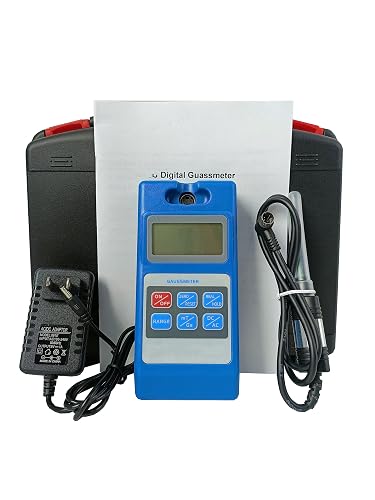 Digital Gauss Meter Surface Magnetic Field Tester Tesla Meter LCD ...