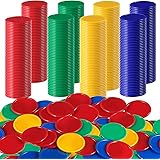 Amazon.com : Shapenty 10 Colors Small Plastic Learning Counters Disks ...