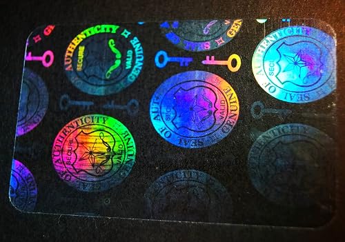 Shield and Key Hologram Overlays Inkjet Teslin ID Cards (100) in Saudi ...