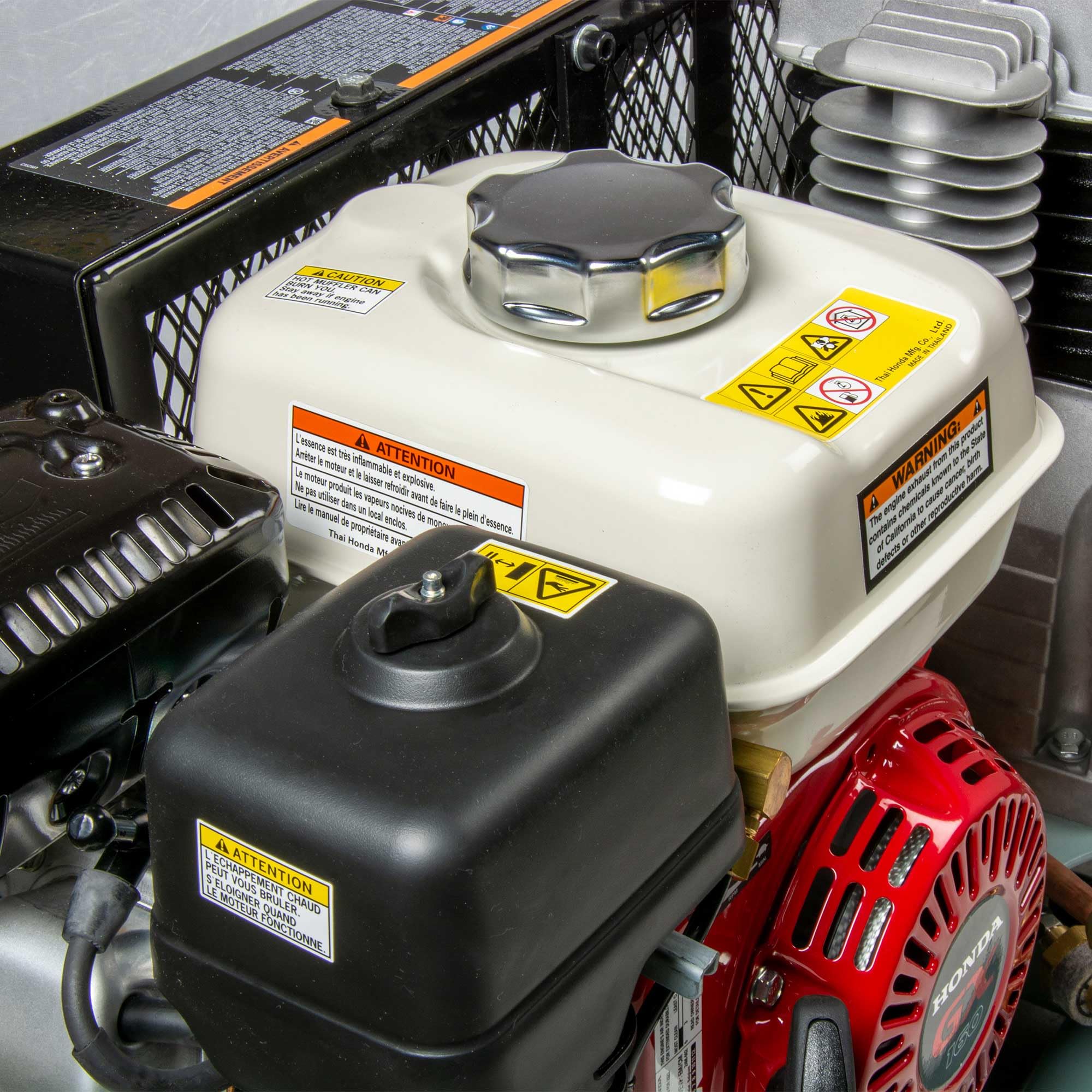 Compresor de aire Metabo HPT, carretilla, motor Honda GX 160, 8 galones ...