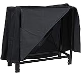 Amazon.com : Sunnydaze Firewood Log Rack - Indoor or Outdoor Wood ...