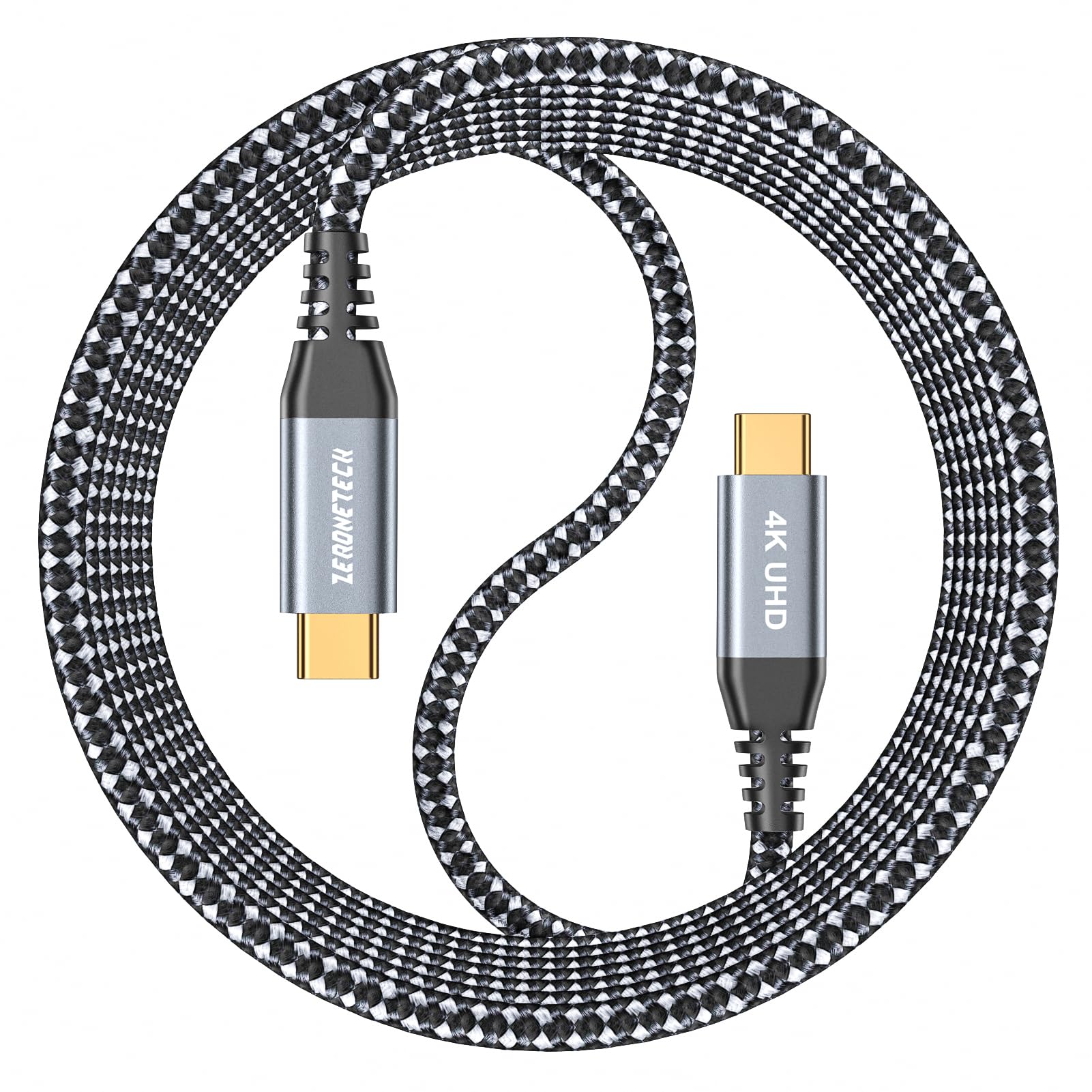 USB C to USB C Monitor Cable 6FT, 4K USB C Video Cable, USB C 3.2 Gen 2 ...