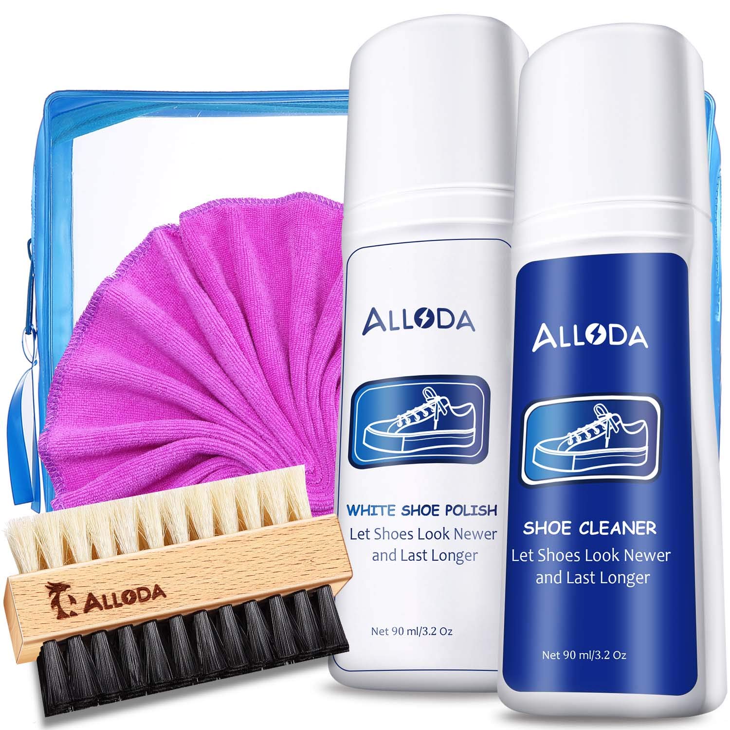 Amazon.com: Shoe Cleaner+Shoe whitener, Sneaker Cleaner, Brush-Shoe ...