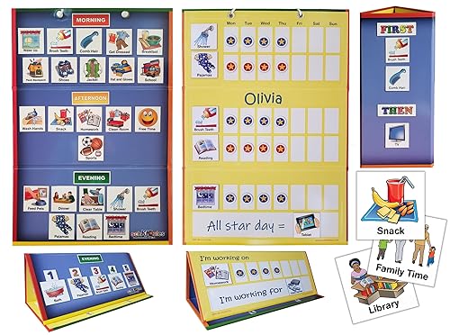 Home Bundle Magnetic Daily Visual Schedule: Create a Daily Routine ...