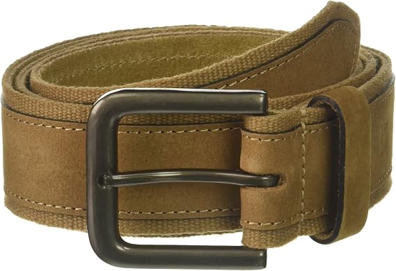 Haggar Men's 40MM 100 Percent Leather Belt, Khaki, 32: Amazon.ca ...