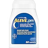 Amazon.com: Aleve PM Caplets, Fast Acting Sleep Aid and Pain Relief for Headaches, Muscle Aches ...