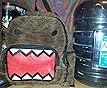 Amazon.com: Domo Men's Plush Backpack, Brown, One Size: Domo Bookbag ...